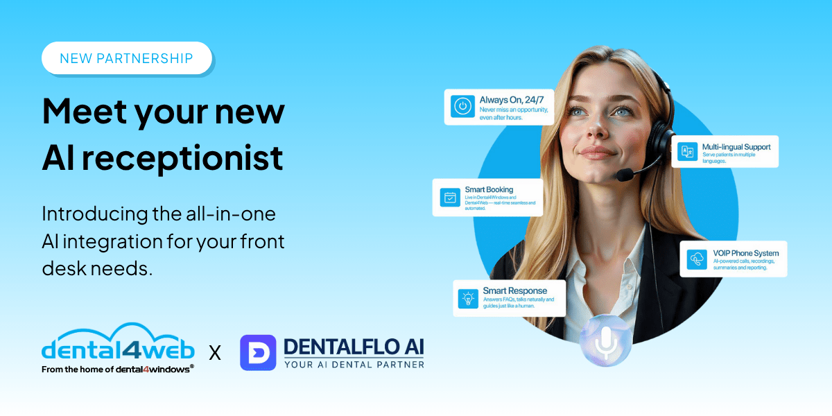 Centaur & DentalFlo AI Bring Front Desk Automation to Dental4Web