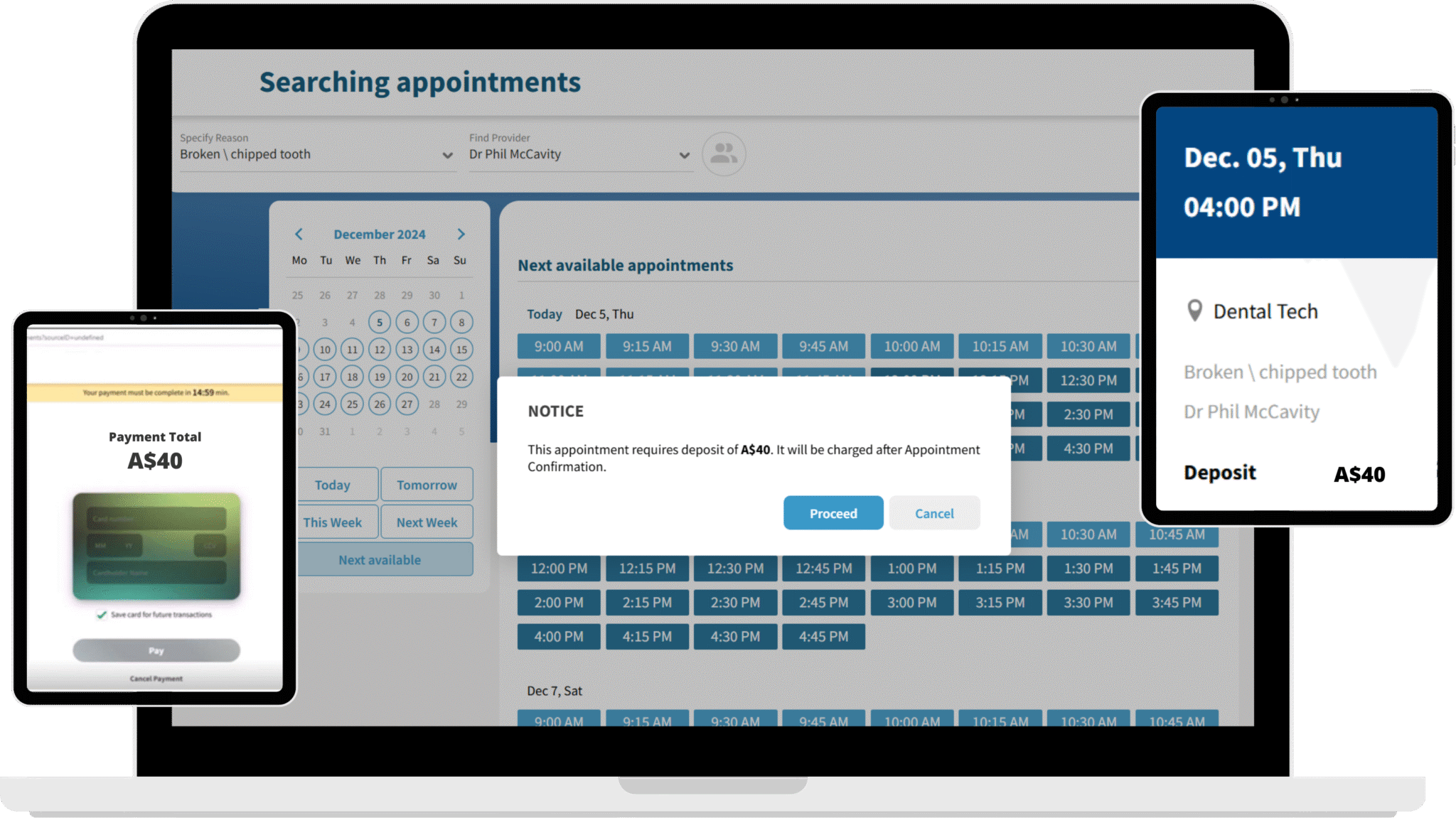 Streamlining Dental Appointment Management with ePayments - Centaur Software